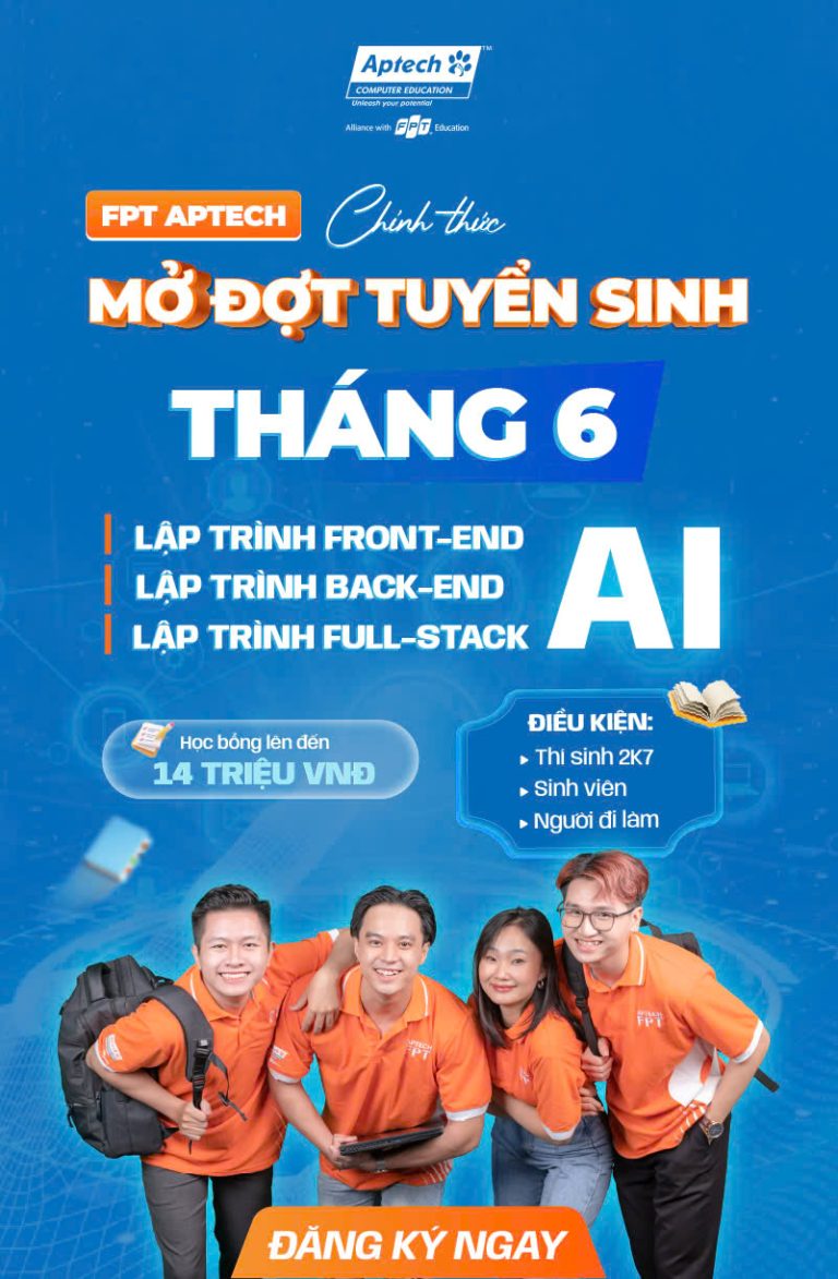 FPT Aptech Vietnam - Hệ thống đào tạo lập trình viên quốc tế